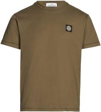 Stone Island T-shirt en coton uni