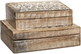 Atmosphera Atmosphera - Set de 2 boîtes déco Ritual - manguier