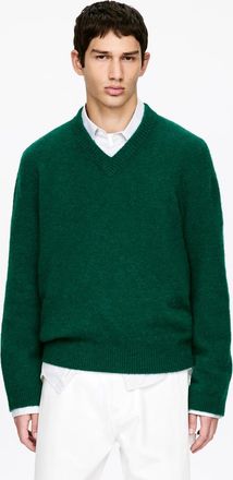 Arket Lockerer Pullover Aus Alpakawollmischung -Gr&uuml;n