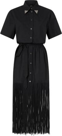 Pinko Pinko, Femme, Robes, Noir, Taille: 38 FR Robe Chemise