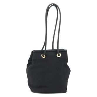 Celine Pre-owned Nylon Bucket Bag - - Pre-owned - Damen - Schwarzk - ONE SIZE