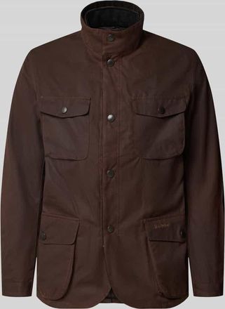 Barbour Funktionsjacke mit gewachstem Twill