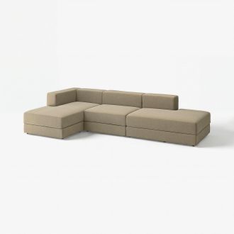 IKEA J&Auml;TTEBO 3,5er-Sitzelement mit R&eacute;camieren