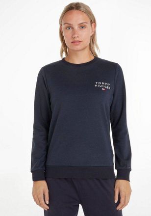 Tommy Hilfiger Rundhalspullover TRACK TOP mit Markenlabel