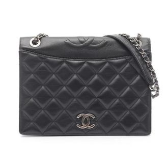 Chanel Pre-owned Matelass&eacute; Lammleder Umh&auml;ngetasche - - Pre-owned - Damen - Schwarzk - ONE SIZE