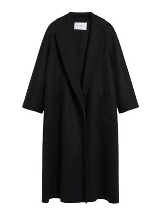 Max Mara Knielanger Mantel - Schwarz