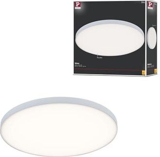 Paulmann 79891 LED Panel Velora rund 400mm 2100lm 3000K Wei&szlig; rund Deckenleuchte Metall