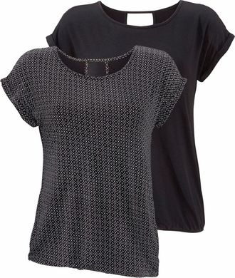 Lascana Damen Kurzarmshirt