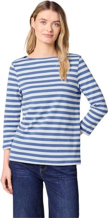 Street One Gestreiftes Shirt Bonnet Blue 42