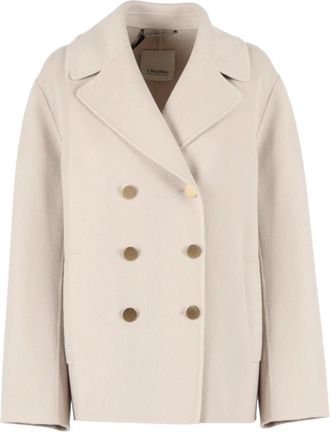 Max Mara Femme, Vestes, Beige, Taille: 42 FR Giacca Margot