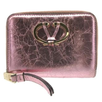 Valentino Pre-owned Cuir petite-maroquinerie - Femme - Pre-owned - Rose - Taille: ONE Size