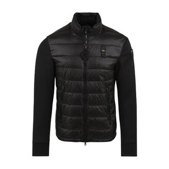 Blauer Homme, Vestes, Noir, Taille: S Mens Vestes Clothing Black Ss26