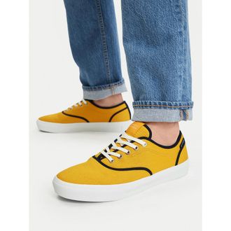Tommy Hilfiger Sneakers aus Stoff Tommy Hilfiger Th Vulc Cup Long Lace Canvas FM0FM05874 Gelb