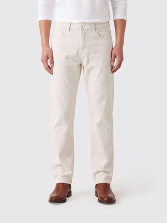 Eleventy Jean droit taille mi-haute &agrave; cinq poches en denim stretch