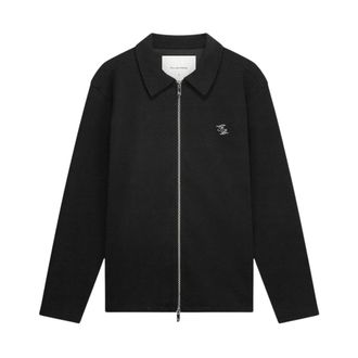 Filling Pieces Coach Jacket Logo Schwarz - - Jackets - Herren - Schwarzk - S