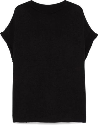 Marina Yee Marina Yee, Homme, Tops, Noir, Taille: XS Wide Crewneck Knit Top