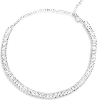 Hzmer Jewellery Halskette mit Kristallen - Silber