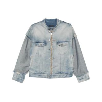 Haikure Panelled Denim Jacket - - Jackets - Herren - Blau - L