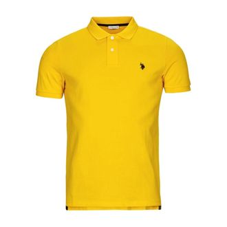 U.S.Polo Association Gelbes Poloshirt Kurzarm - - Tops - Herren - Gelb - M