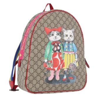 Gucci Pre-owned Vintage Backpack - - Pre-owned - Damen - Beige - ONE SIZE