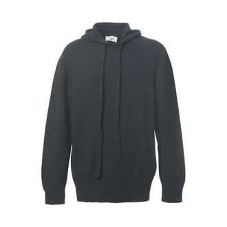 Laneus Woll- und Kaschmir-Kapuzenpullover - - Sweatshirts & Hoodies - Herren - Schwarzk - 2XL