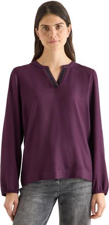 Cecil Tunika in Unifarbe Eggplant red XXL