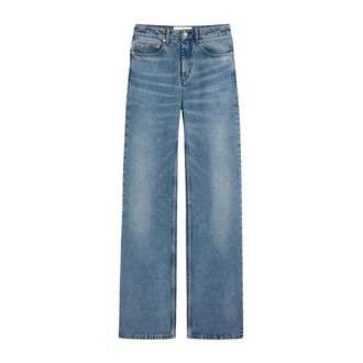 Ami Ausgestellte Jeans mit Rei&szlig;verschluss - - Jeans - Damen - Blau - W28