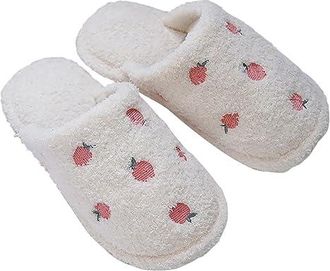 Generico Pantoufles d&eacute;t&eacute; pour gar&ccedil;on pantoufles en cuir pour maison, ensemble pantoufles invit&eacute;s, pantoufles pour femme d&eacute;t&eacute;, rouge, 41 EU