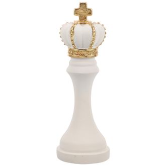 Amosfun Schachfigur Aus Kunstharz Kleine Schachskulptur F&uuml;r Schreibtisch Und B&uuml;cherregal Kreative Schachdekoration F&uuml;r B&uuml;ro Und Zuhause Kompakte Gr&ouml;&szlig;e Harzfes