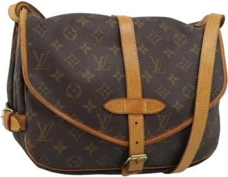 Louis Vuitton Sac bandouli&egrave;re en toile monogramme Pre-owned - Femme - Pre-owned - Brun - Taille: ONE Size