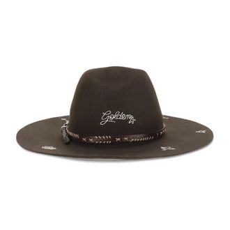Golden Goose Bestickter Wollhut - - Accessories - unisex - Braun - S