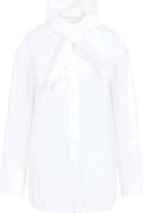 Carven Schal-Bluse - - Blouses & Shirts - Damen - Wei&szlig; - S