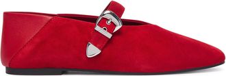 Tommy Jeans Ballerinas Tommy Jeans Tjw Ballerina Suede EN0EN03067 Rot