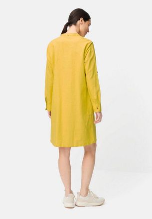 Camel Active Sommerkleid mit Stehkragen Langarm