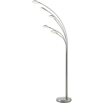 Lindby Led Lampadaire Anea en m&eacute;tal pour salon & salle &agrave; manger