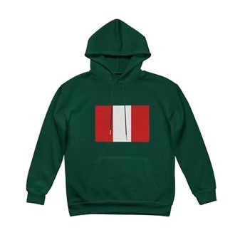 Generic Sweatshirt P&eacute;rou Doublure Polaire P&eacute;rou Drapeau Lettres Graphiques Pull Col Rond Manches Longues Coupe Ample Sweat V&ecirc;tewoments Plusieurs Couleurs du X