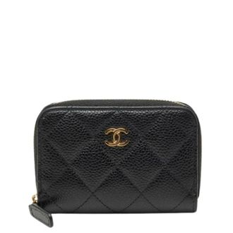 Chanel Pre-owned M&uuml;nz Portemonnaie / M&uuml;nzfach - - Pre-owned - Damen - Schwarzk - ONE SIZE
