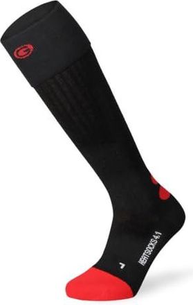 Lenz Heat Sock 4.1 Toe Cap Chaussettes chauffantes, noir/rouge, 39-41