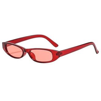 Generic Lunettes De Soleil Dext&eacute;rieur &Agrave; Petite Monture For Femmes, For Les D&eacute;placements Quotidiens, Vacances, For Hommes, D&eacute;coratives(Red)