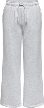 Only Onlbest Pantalon Droit SWT Noos, Gris Clair chin&eacute;, XL