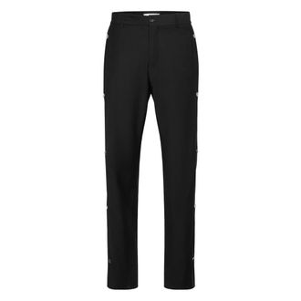 Philipp Plein Loose Fit Hose mit Monogramm-Eins&auml;tzen - - Trousers - Herren - Schwarzk - S