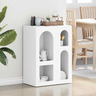 vidaXL vidaXL Buffet Blanc 59 x 35 x 80,5 cm Bois ding&eacute;nierie
