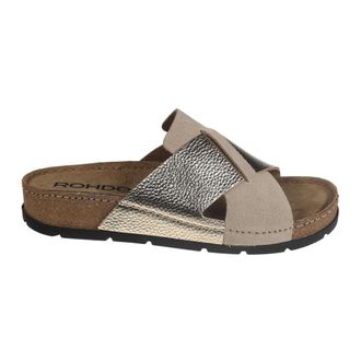 Rohde Goldene Leder Pantolette - - Shoes - Damen - Gelb - 36 EU