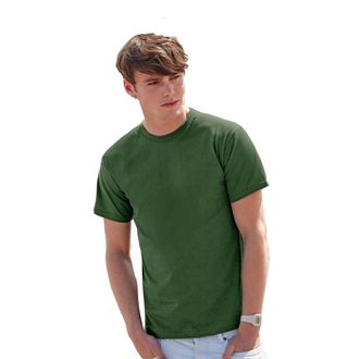 Fruit Of The Loom Super Premium Mens Short Sleeved T Shirt - Light Graphite - M