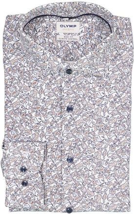Olymp Herren Hemden blau gemustert