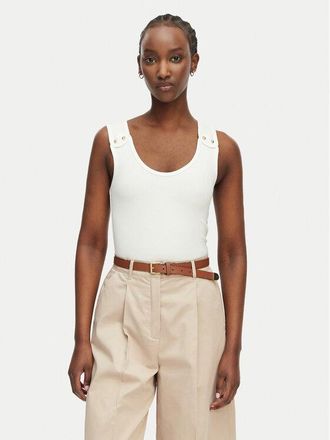 Tommy Hilfiger Top WW0WW52112 Wei&szlig; Slim Fit