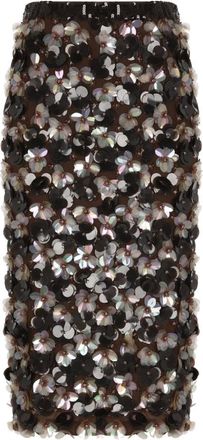 P.A.R.O.S.H. P.a.r.o.s.h., Femme, Jupes, Multicolore, Taille: 40 FR Parosh Skirts Brown