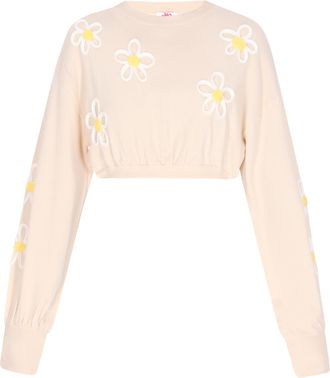 Mymo Pullover Frauen cremefarben