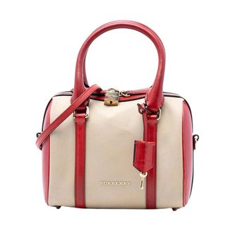 Burberry Sac bandouli&egrave;re vintage en cuir Pre-owned - Femme - Pre-owned - Rouge - Taille: ONE Size