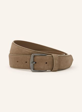 HUGO BOSS Lederg&uuml;rtel Syhr beige
